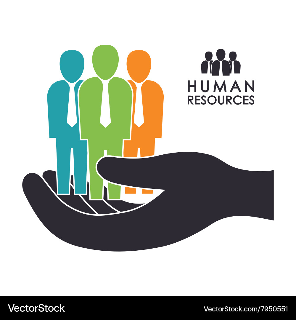 Human resources design Royalty Free Vector Image