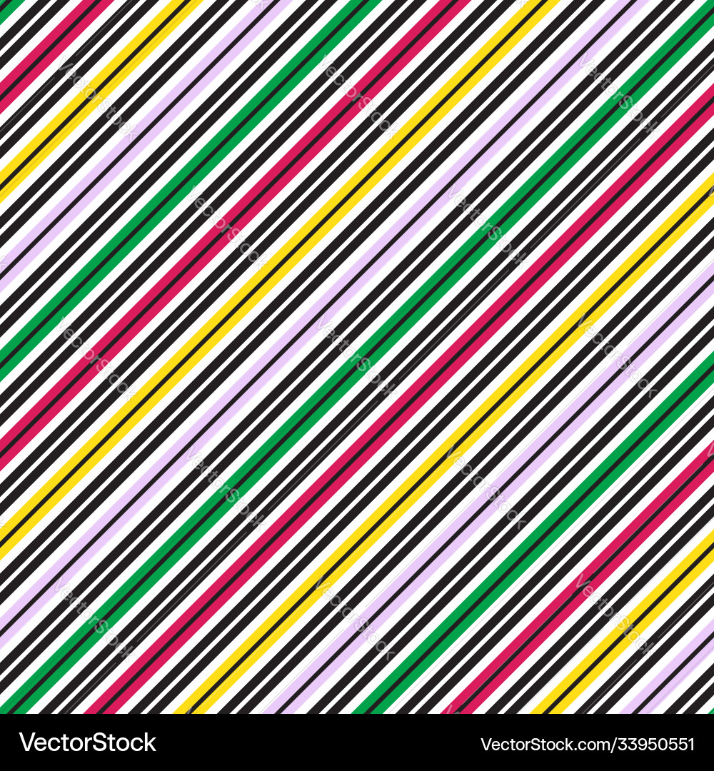 Rainbow stripe seamless pattern background Vector Image