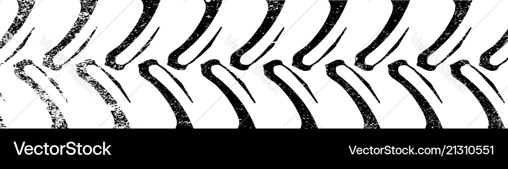 Tractor tread grunge Royalty Free Vector Image