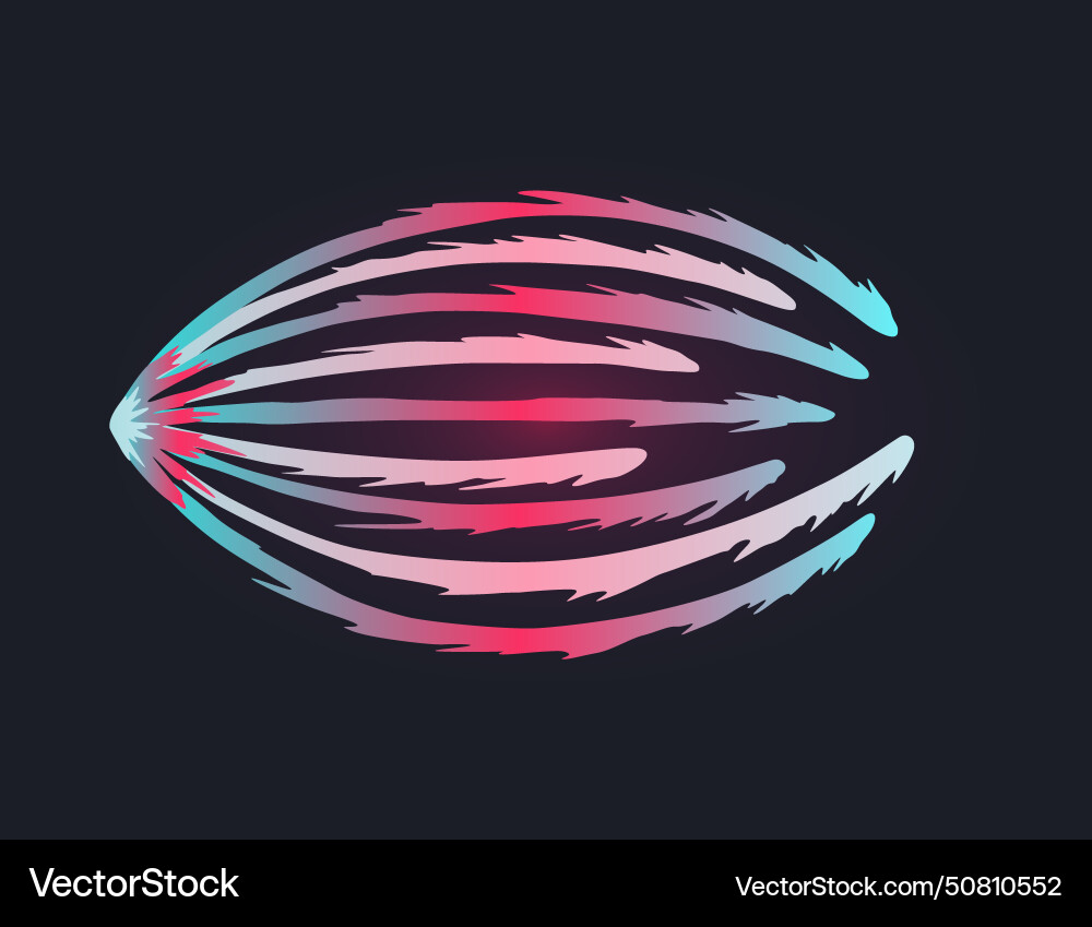 Cartoon laser gun beam alien combat weapon rays Vector Image