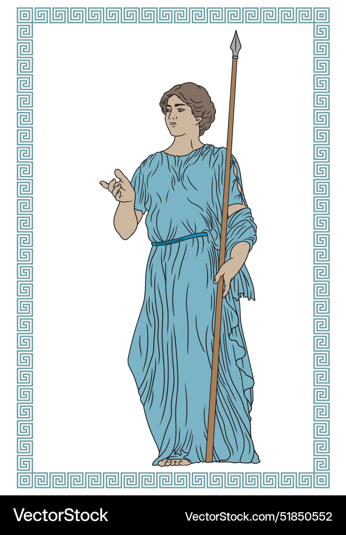 Greek women Royalty Free Vector Image - VectorStock