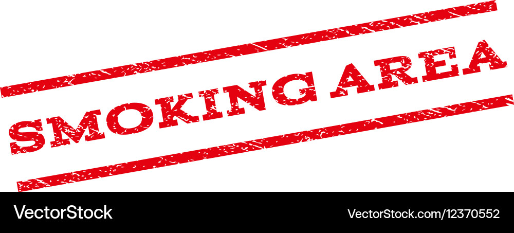 Smoking area watermark stamp Royalty Free Vector Image