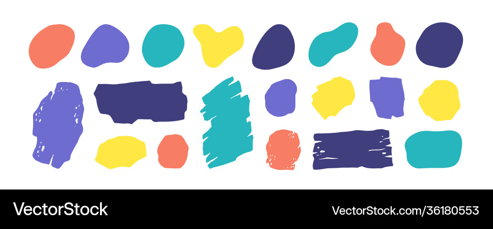 Abstract Shape Collection Royalty Free Vector Image