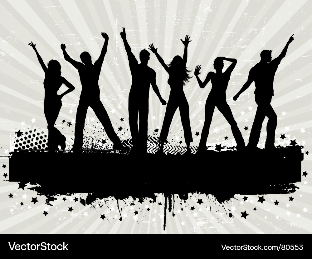 Grunge party Royalty Free Vector Image - VectorStock