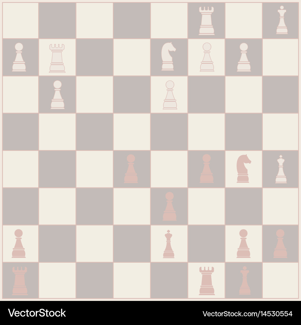 Chess poster background Royalty Free Vector Image