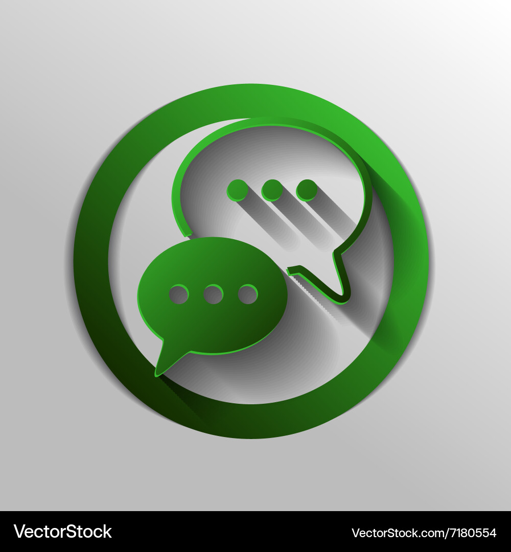 Cloud of speaking dialogue Royalty Free Vector Image