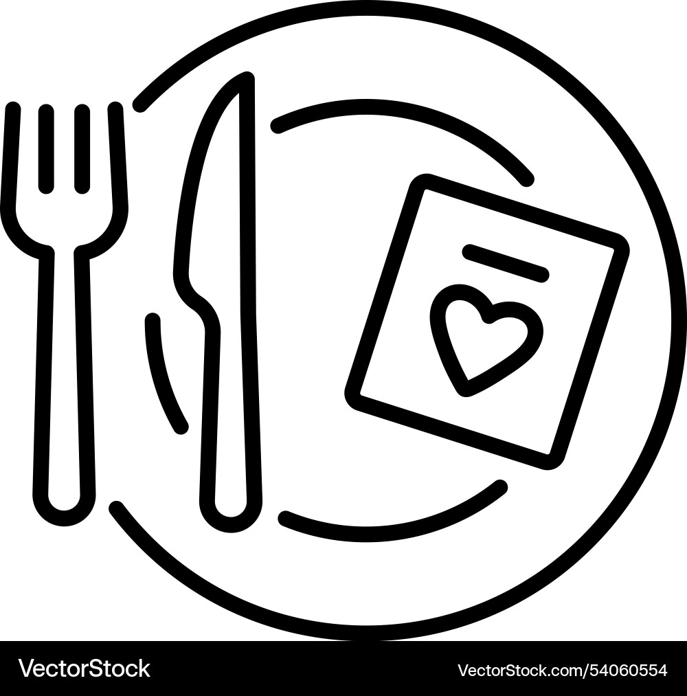 Dinner Royalty Free Vector Image - VectorStock