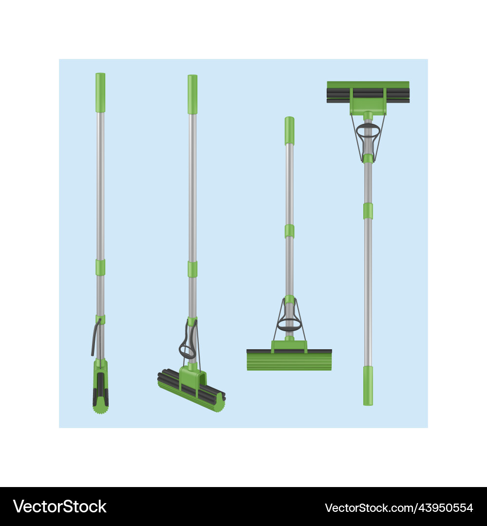 Floor cleaning house mop Royalty Free Vector Image