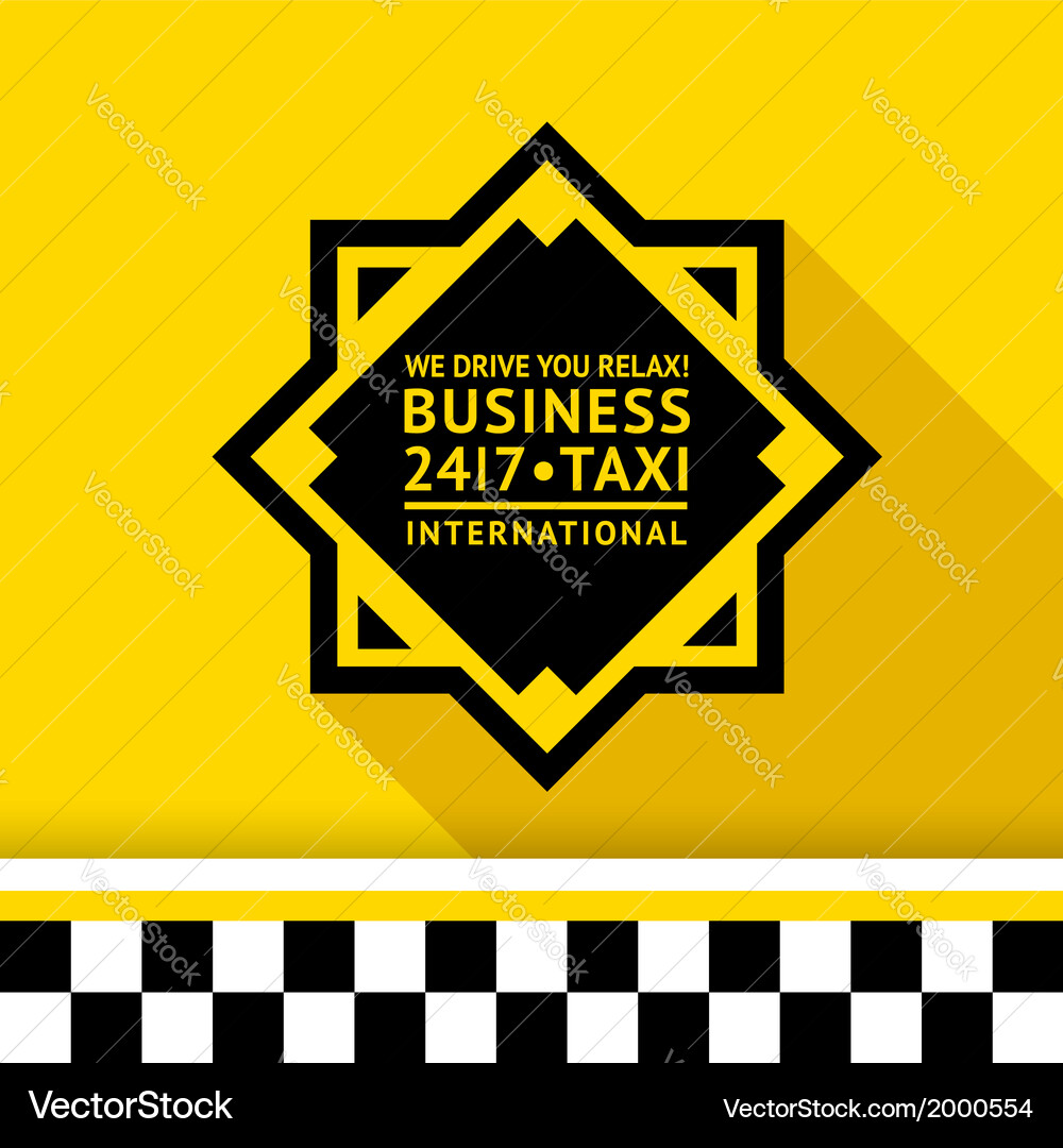 Taxi badge 11 Royalty Free Vector Image - VectorStock