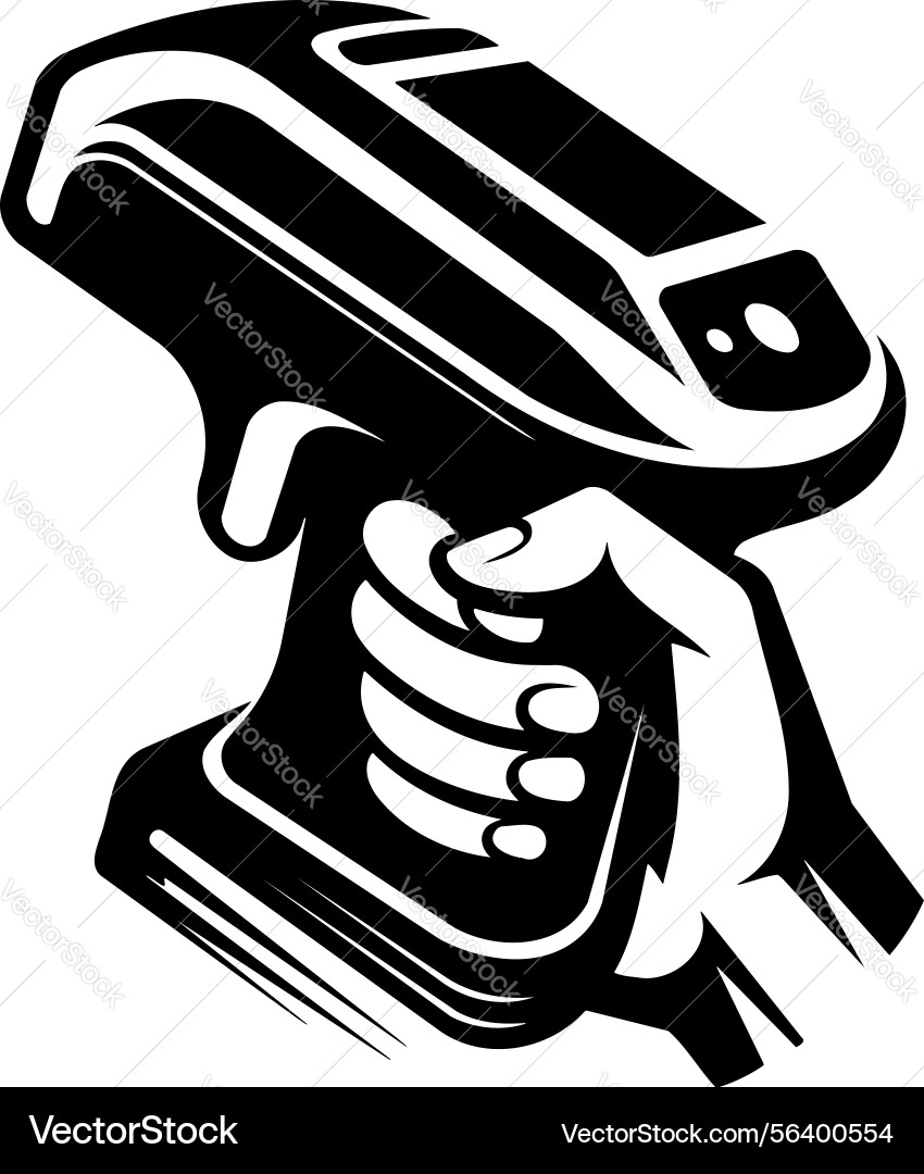 X-default barcode scanner graphic Royalty Free Vector Image