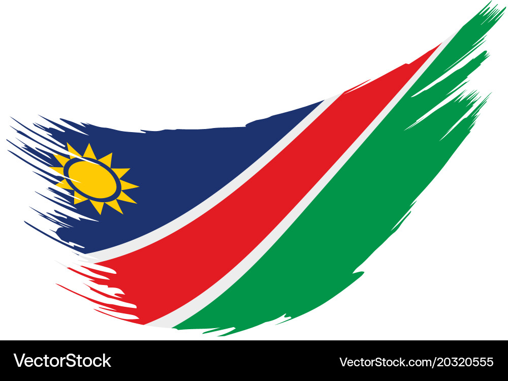 Namibia Flag Symbol Royalty Free Vector Image - VectorStock