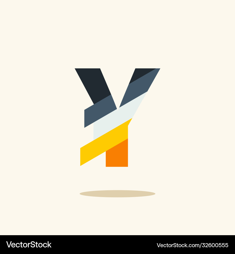 Paper cut letter realistic 3d multi layers Vector Image