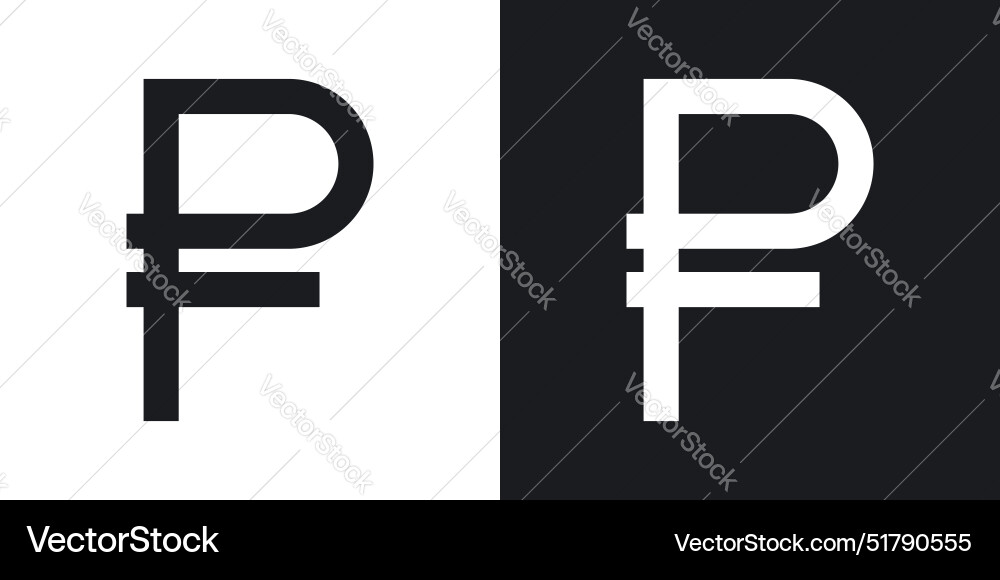 Russian Ruble Symbol Vector Images (over 2,600)