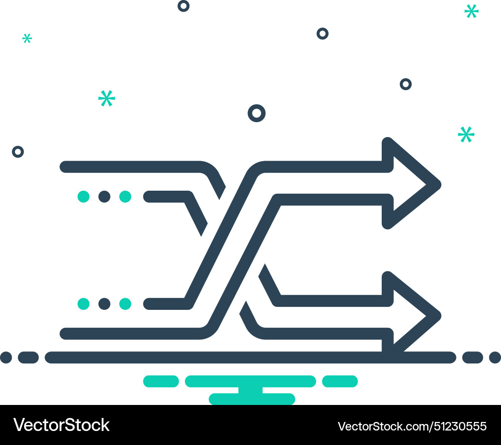 Shuffle Royalty Free Vector Image - VectorStock