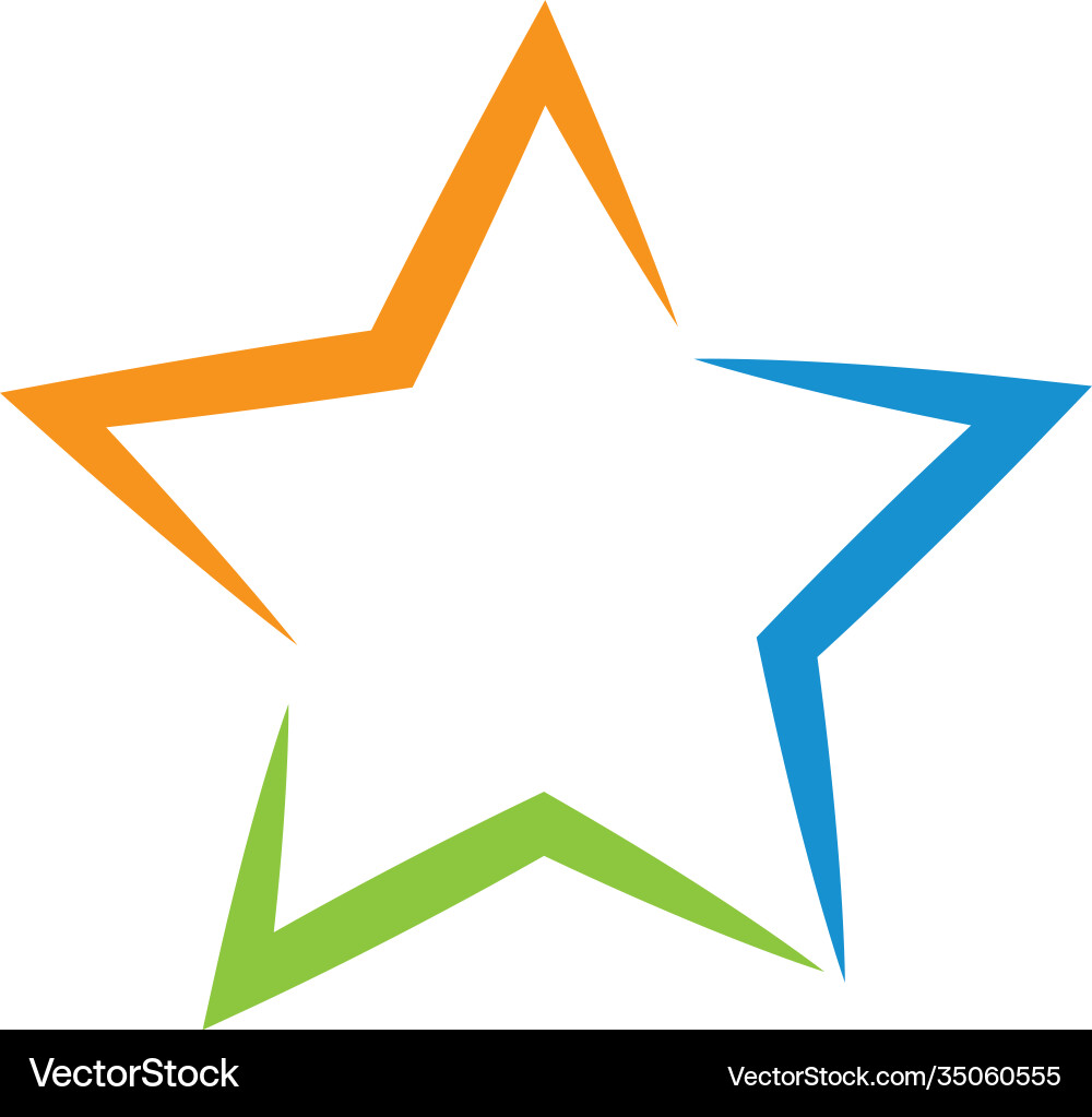Star icon design Royalty Free Vector Image - VectorStock