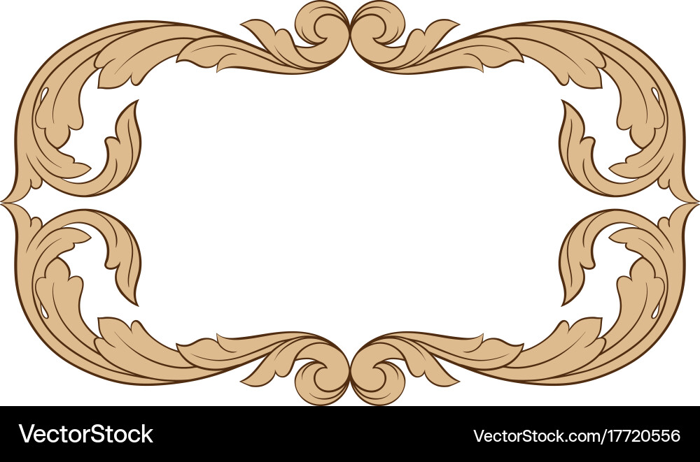Classical baroque Royalty Free Vector Image - VectorStock