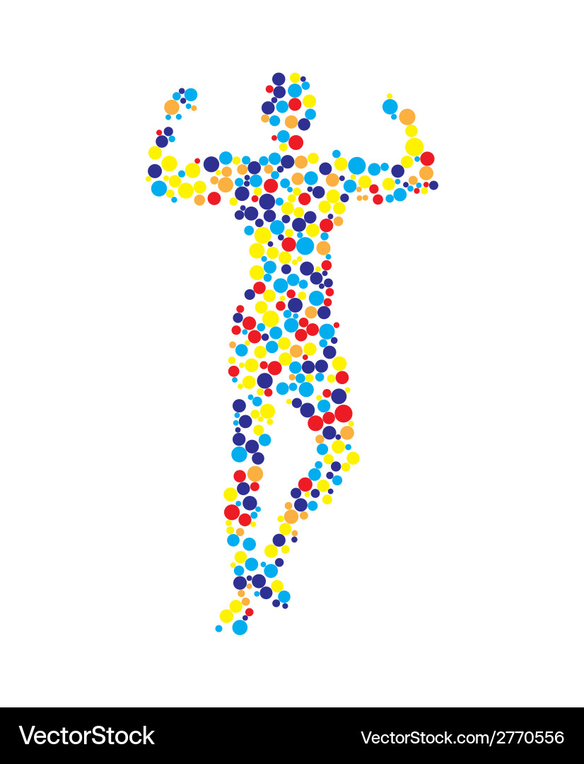 Human body outline Royalty Free Vector Image - VectorStock