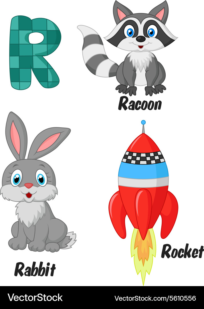 R alphabet Royalty Free Vector Image - VectorStock