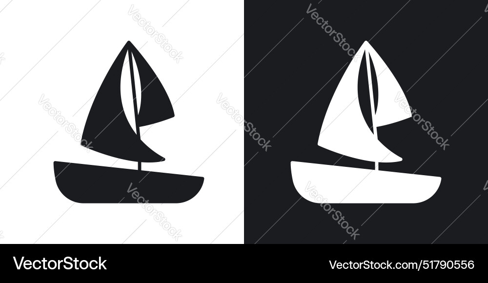 Sailboat icon Royalty Free Vector Image - VectorStock