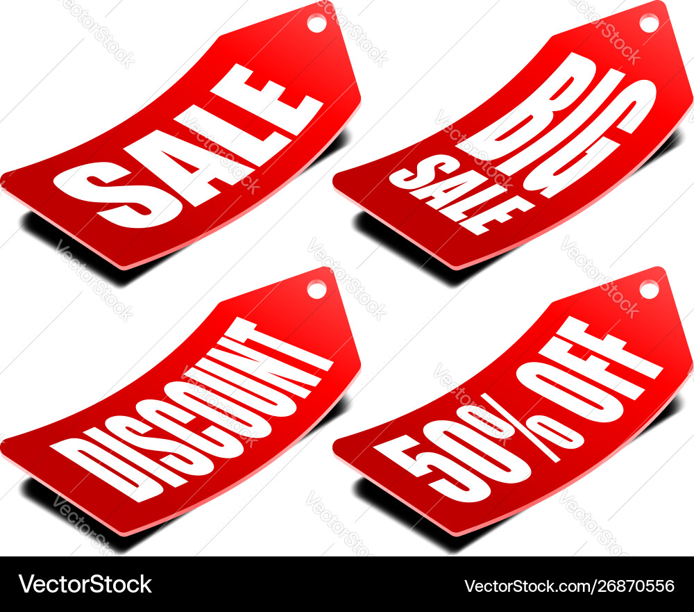 Sale price tag badge template Royalty Free Vector Image