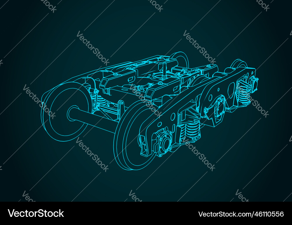 Train wheelbase Royalty Free Vector Image - VectorStock