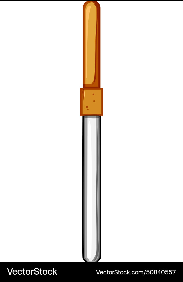 Dropper pipette cartoon Royalty Free Vector Image