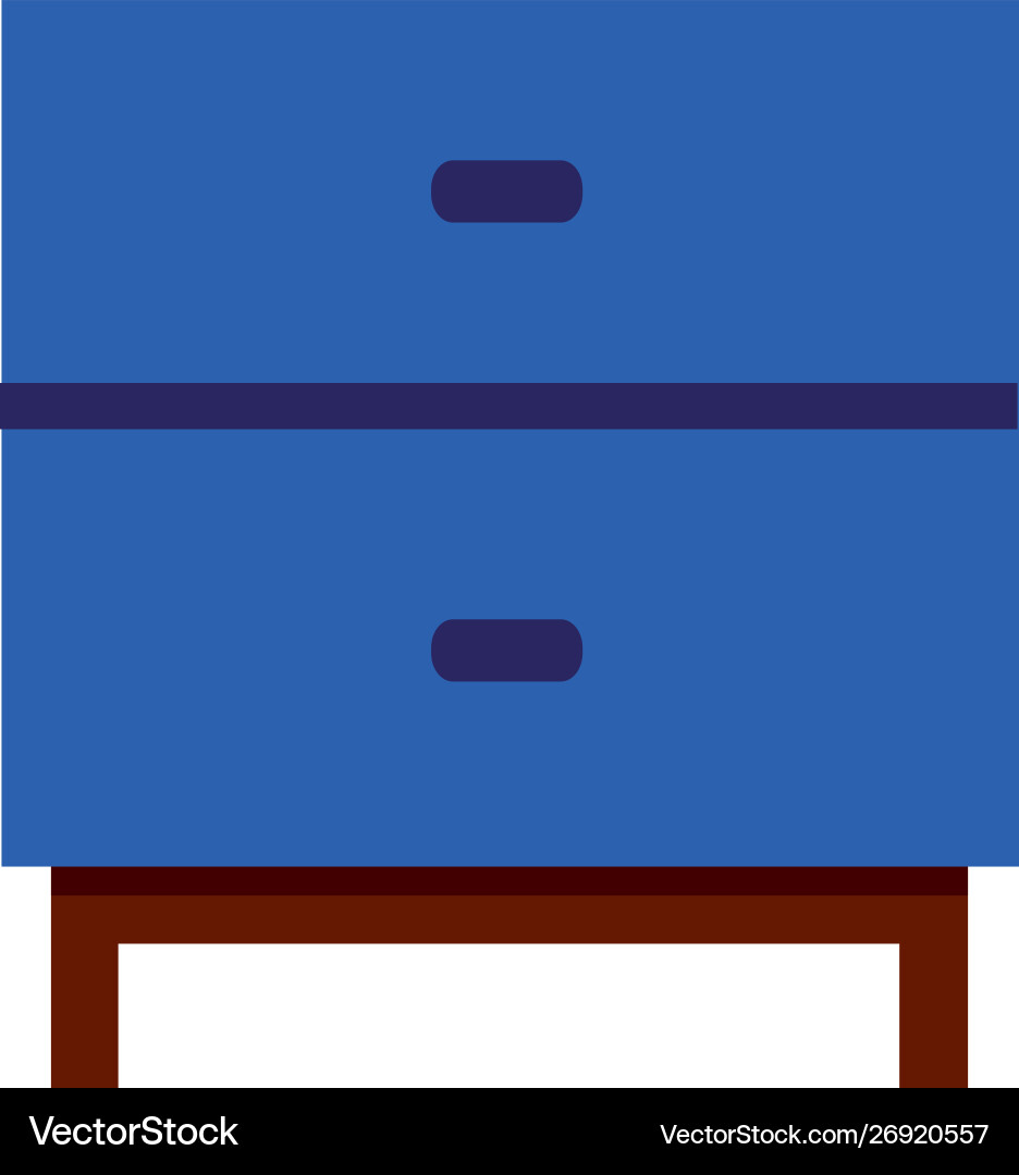 Isolated furniture design Royalty Free Vector Image