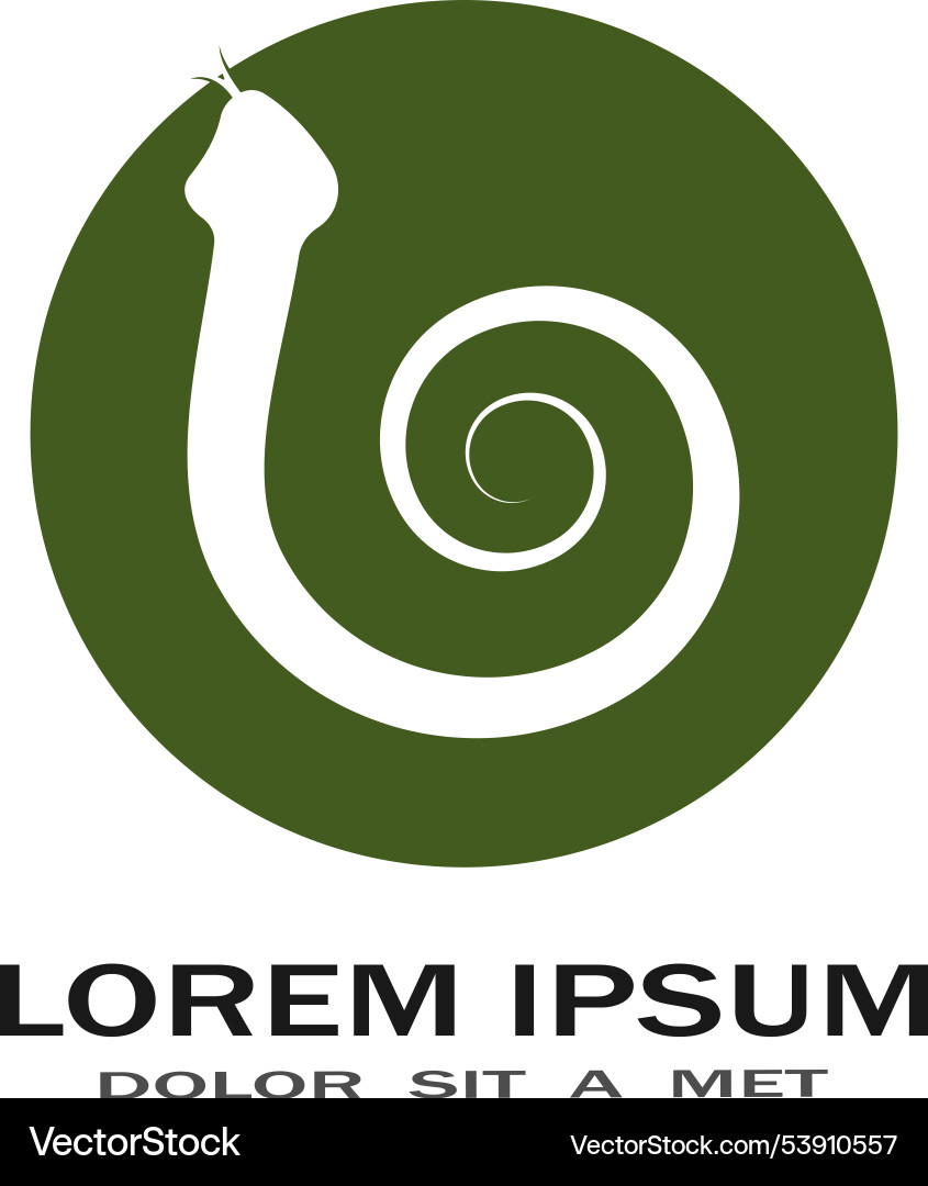 Snake logo Royalty Free Vector Image - VectorStock