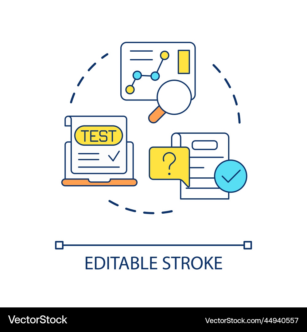 Testing and deployment concept icon Royalty Free Vector Testing and deployment concept icon Royalty Free Vector