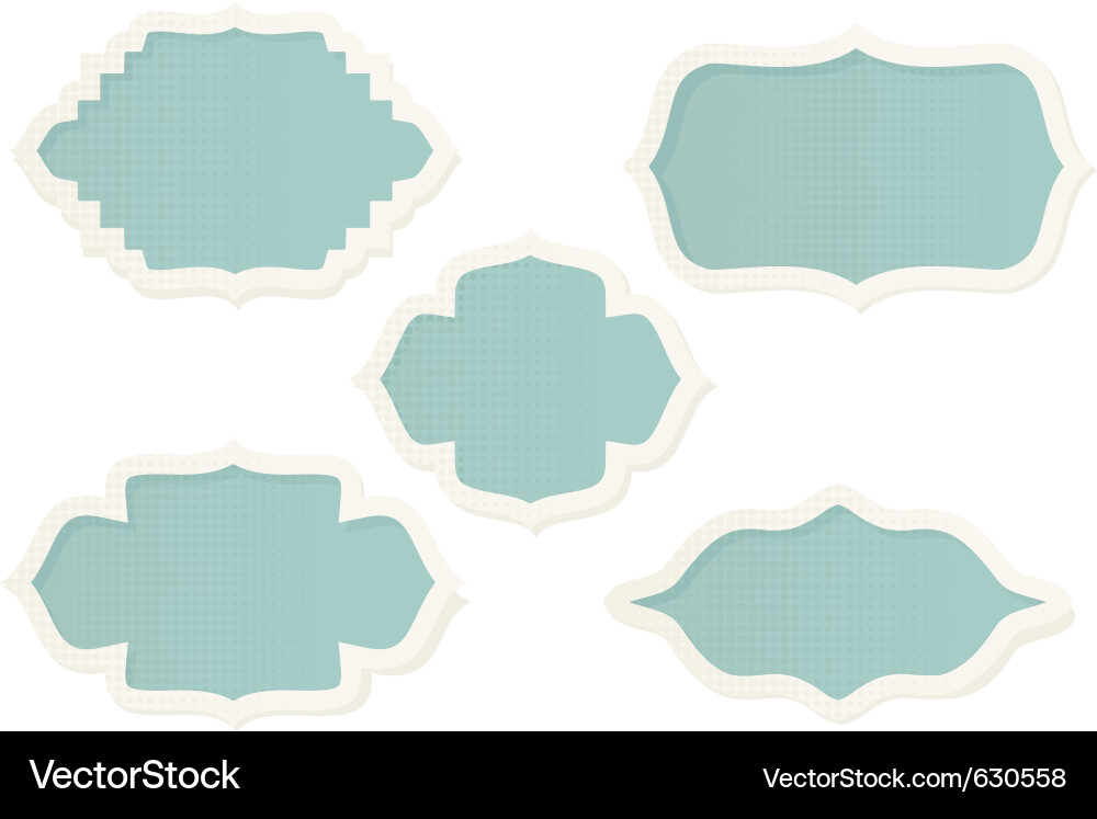 Elegant labels Royalty Free Vector Image - VectorStock
