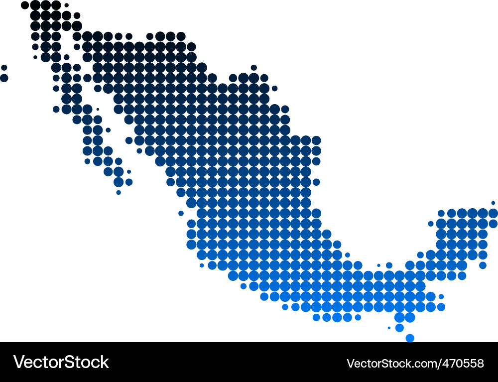 Mexico Map Royalty Free Vector Image - VectorStock