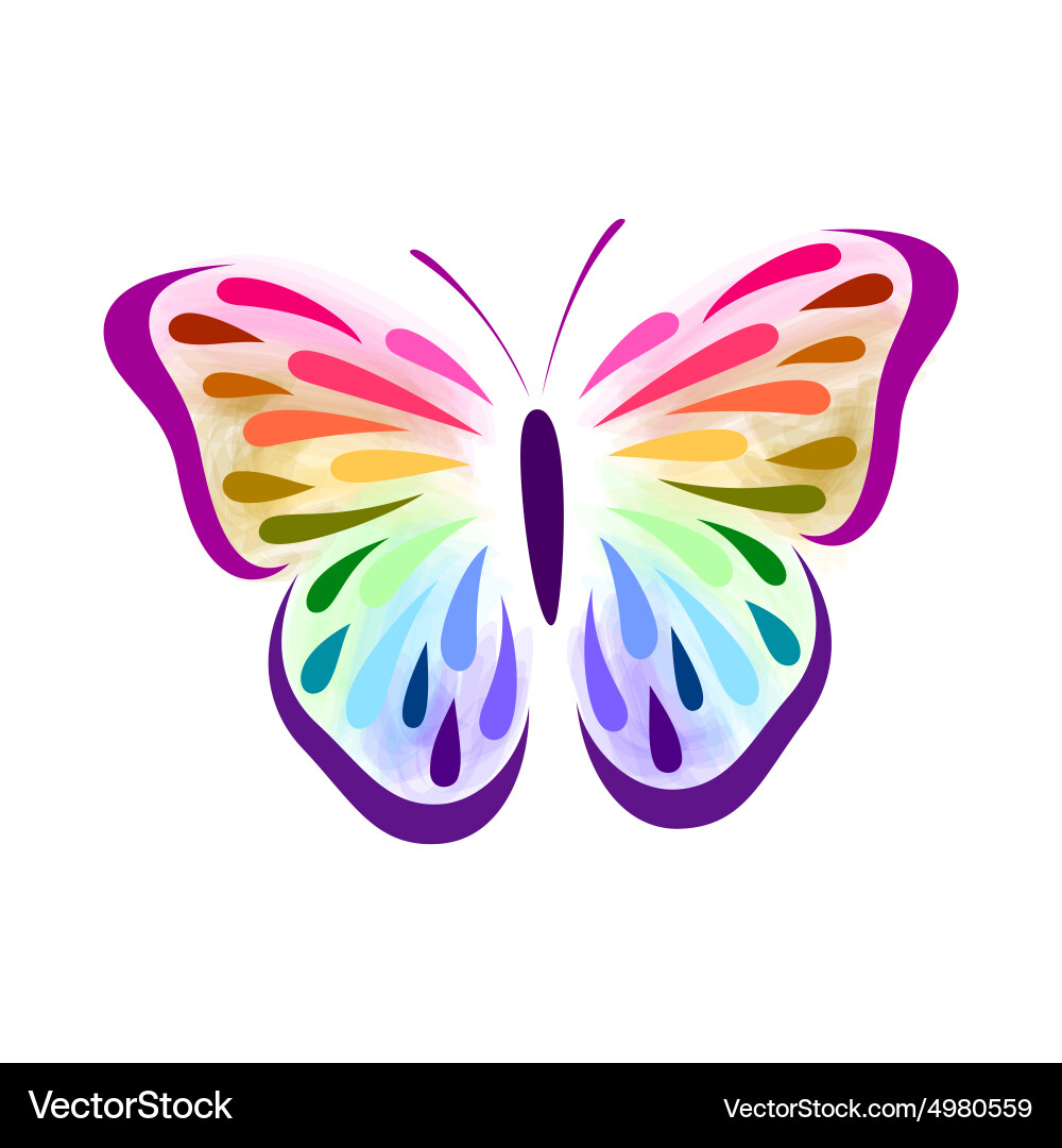 Butterfly Royalty Free Vector Image - VectorStock