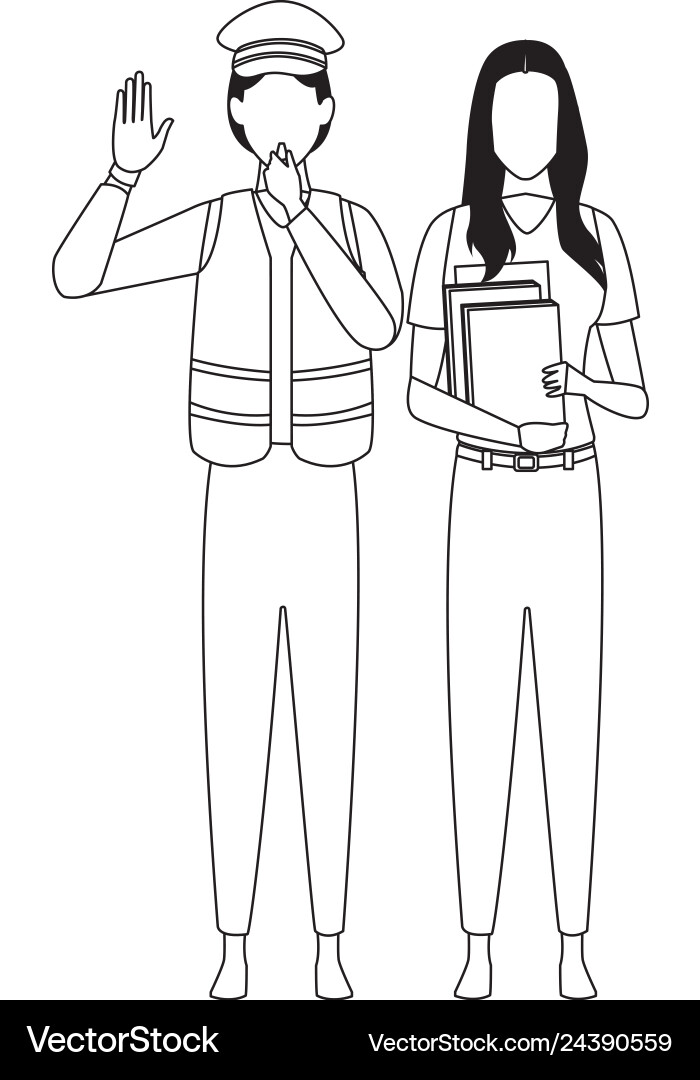 Jobs and professional workers Royalty Free Vector Image