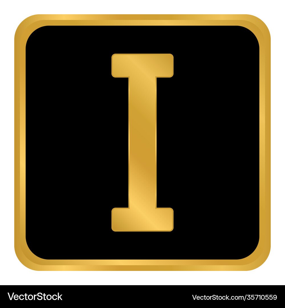 Roman Numeral Ein Lizenzfreies Vektorbild - VectorStock