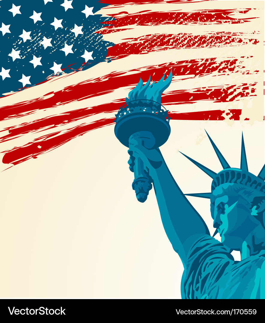 Statue of liberty Royalty Free Vector Image - VectorStock