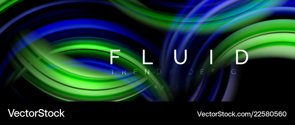 Background abstract design flowing mixing liquid Vector Image