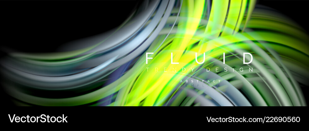 Background abstract design flowing mixing liquid Vector Image