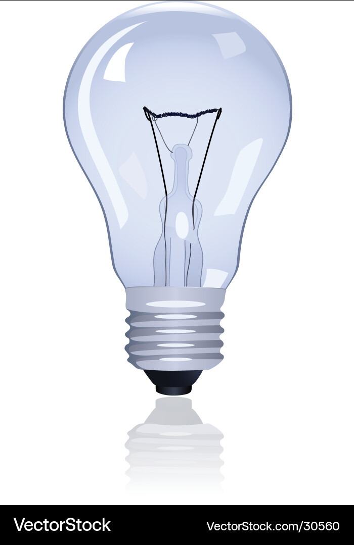 Electric lamp Royalty Free Vector Image - VectorStock