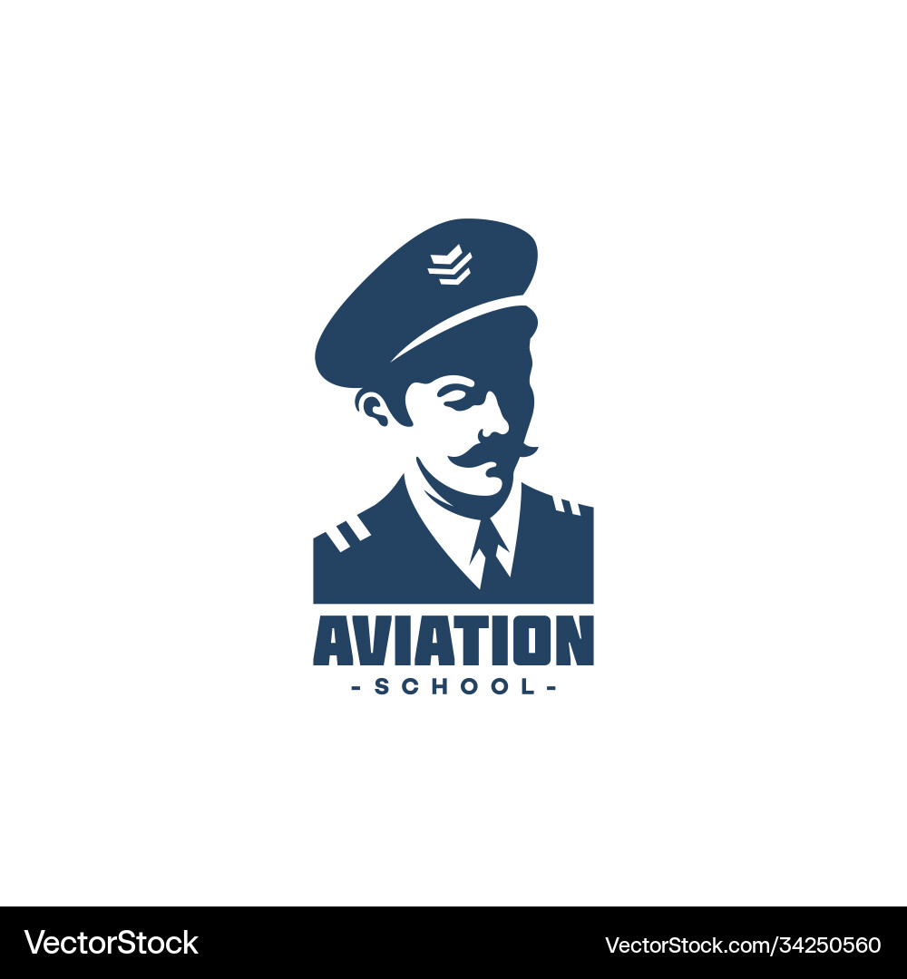 Pilot logo Royalty Free Vector Image - VectorStock