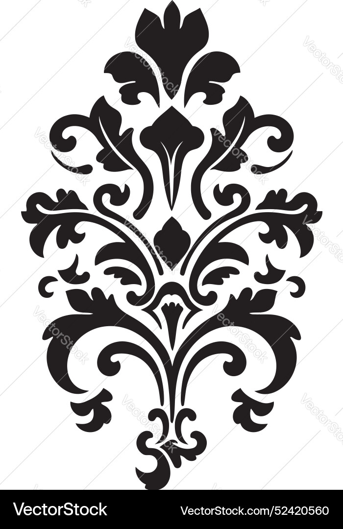 Retro elegance black deco design timeless Vector Image