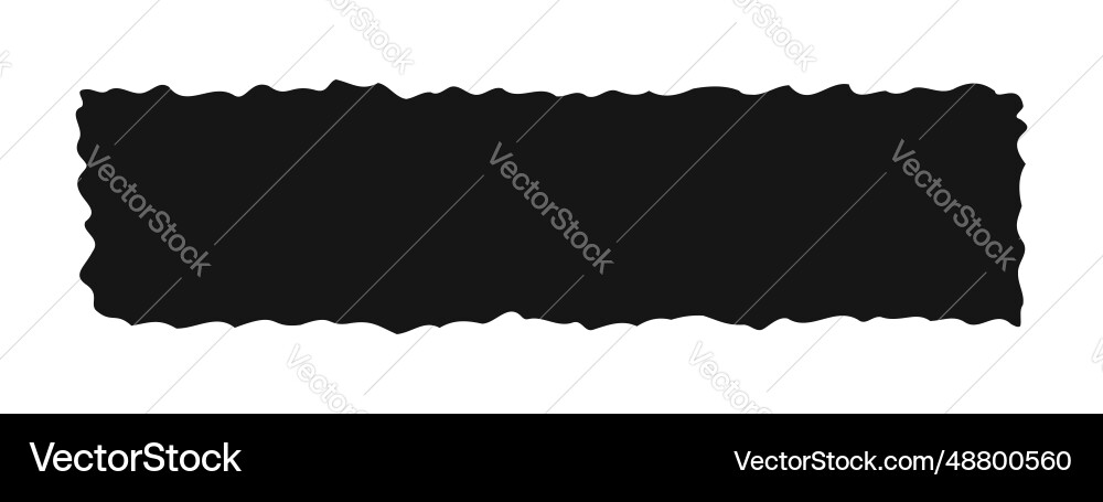 Scrap paper cardboard with rough edges torn tag Vector Image
