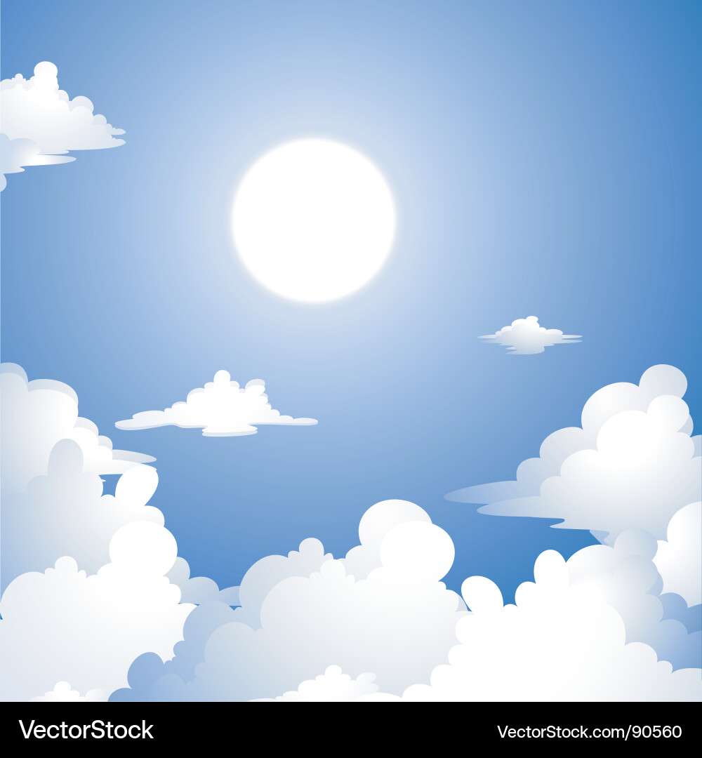 Sky Royalty Free Vector Image - VectorStock
