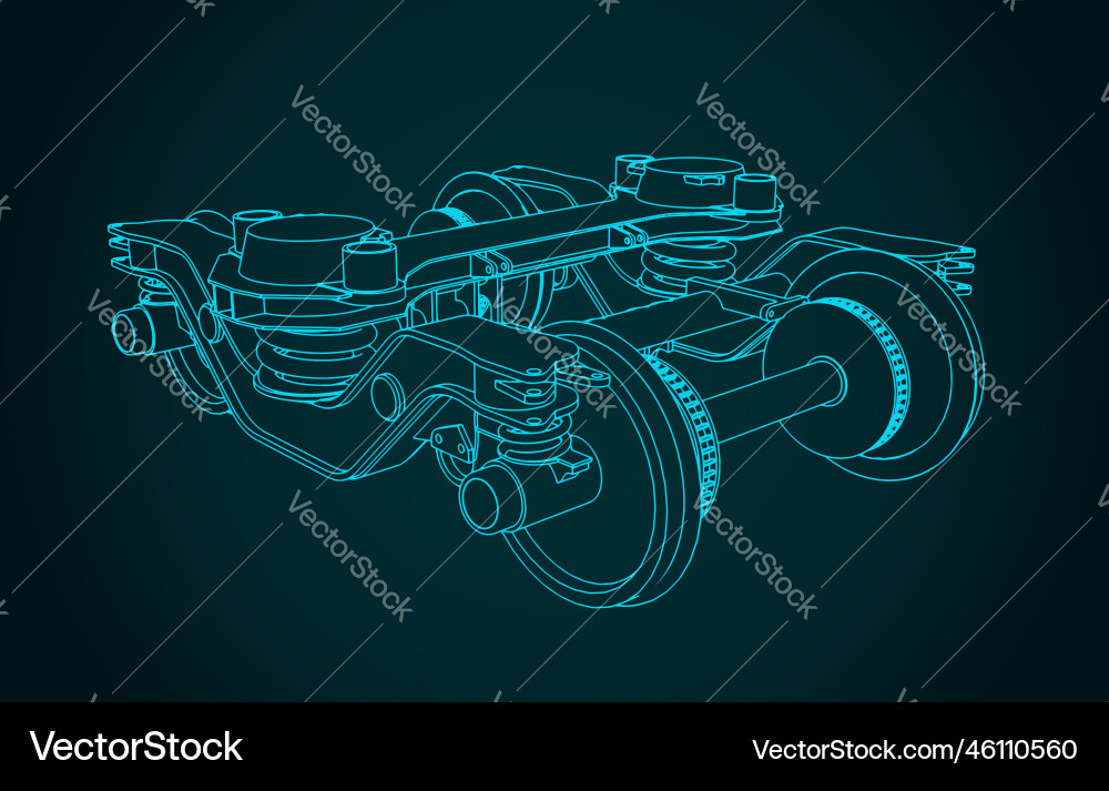 Train wheelbase Royalty Free Vector Image - VectorStock