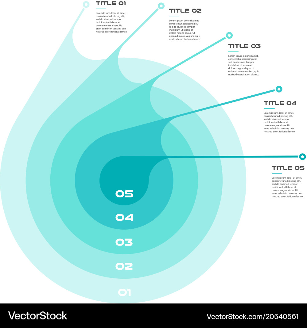 Circle Infographics Series Royalty Free Vector Image