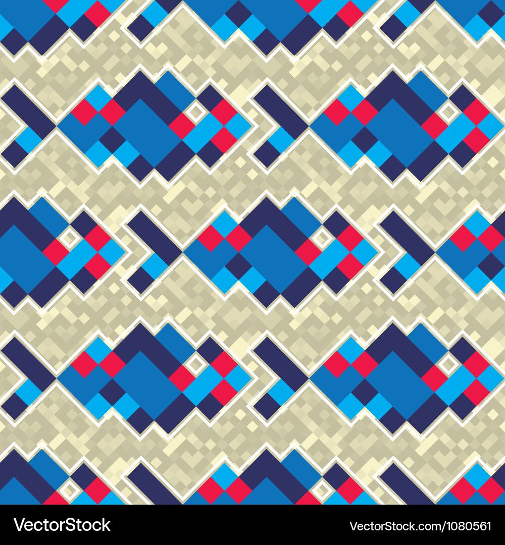 Pixelated fishes Royalty Free Vector Image - VectorStock