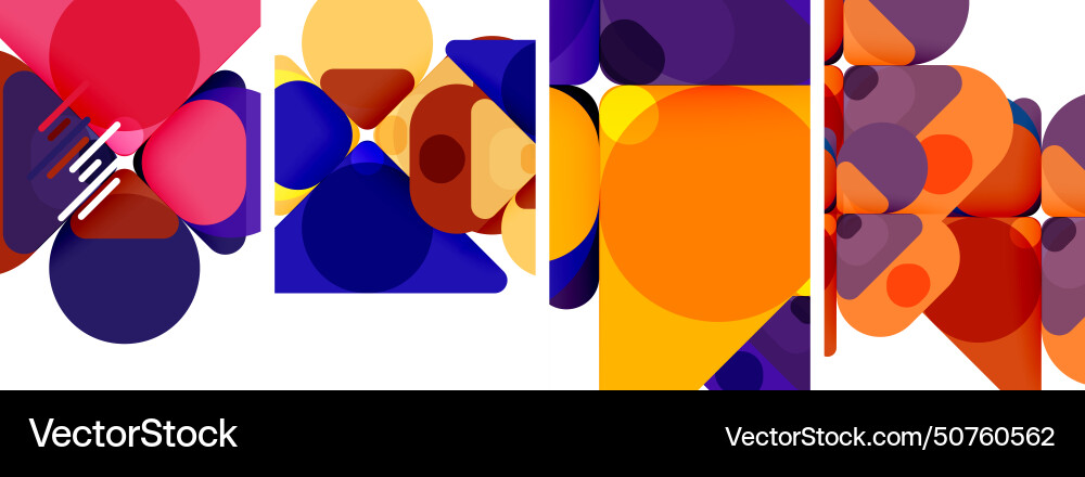 Geometric elements abstract backgrounds Royalty Free Vector