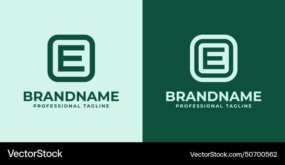 Modern initials oe logo suitable for business Vector Image