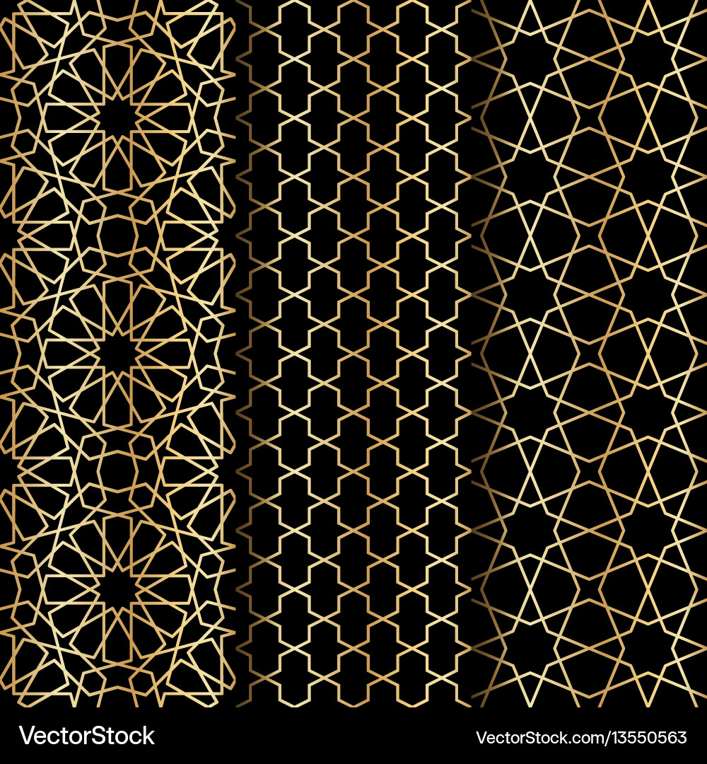 Islamic geometry pattern Royalty Free Vector Image