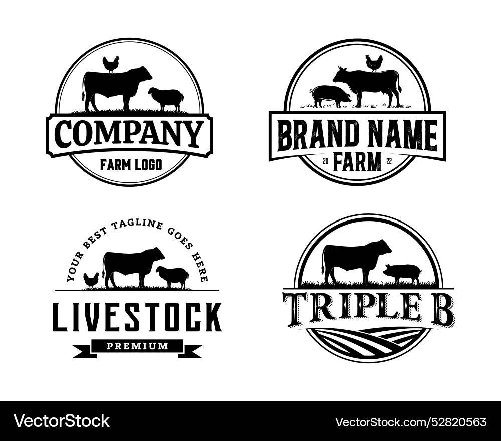 Livestock Logos Vector Images (over 15,000)
