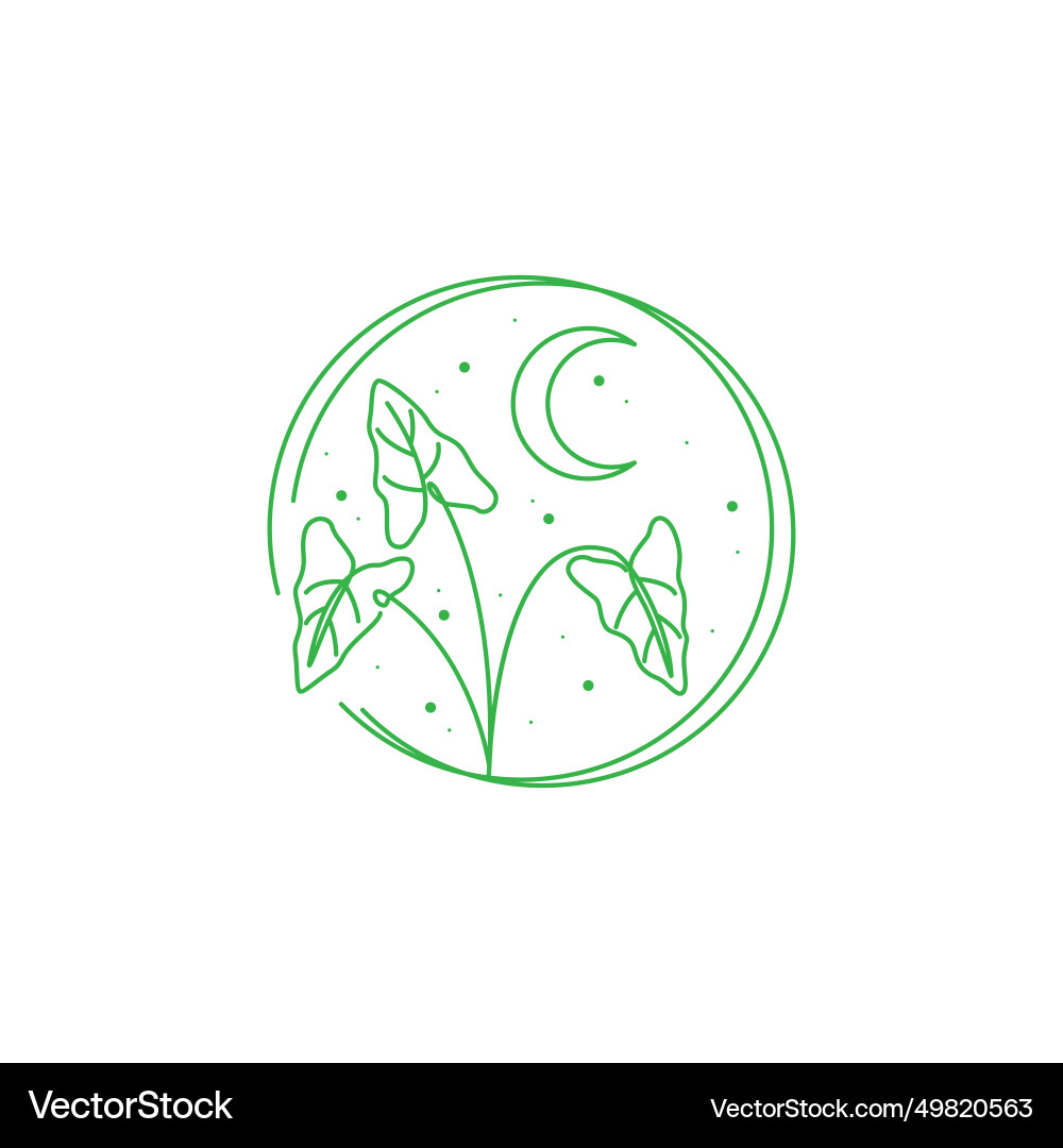 Planting flower icon logo design Royalty Free Vector Image